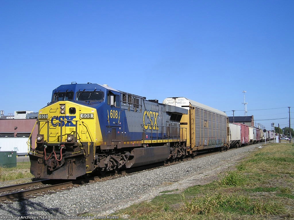 CSXT 608 On CSX Q 339 Eastbound